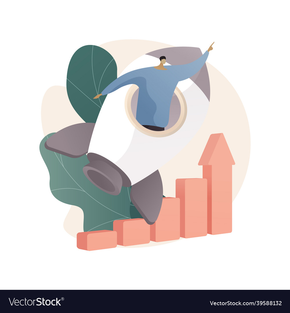 Personal development abstract concept Royalty Free Vector
