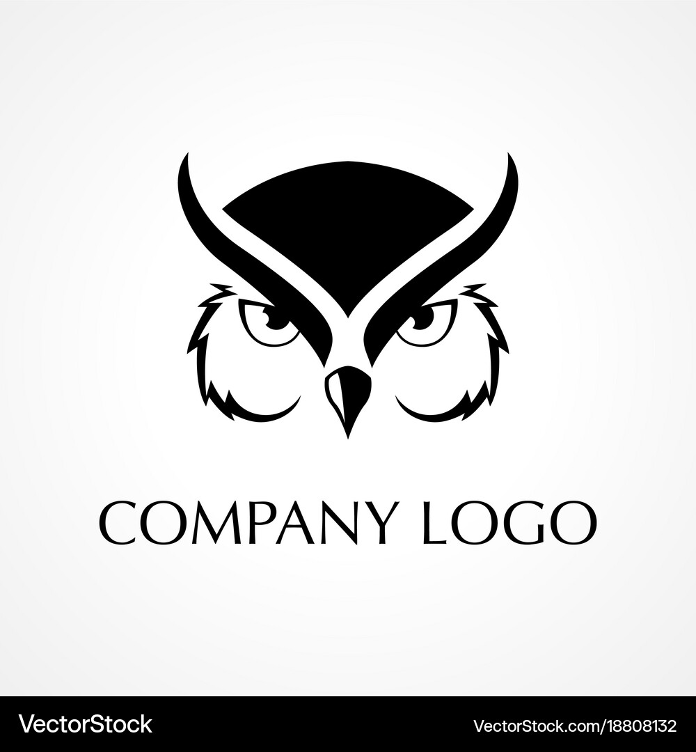 Symbol an owl Royalty Free Vector Image - VectorStock