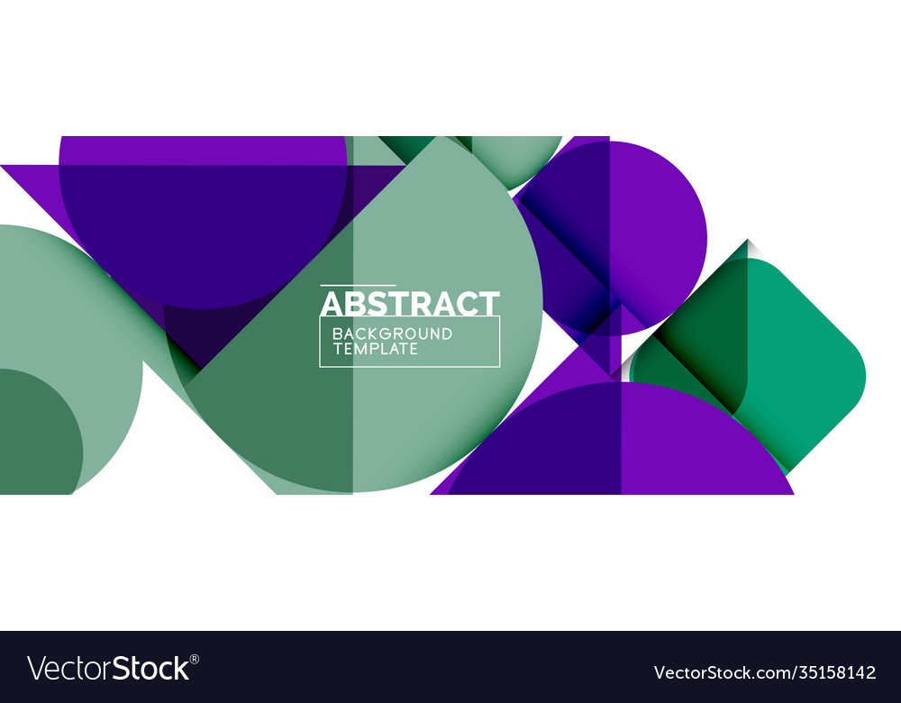 Clean minimal geometric abstract background Vector Image