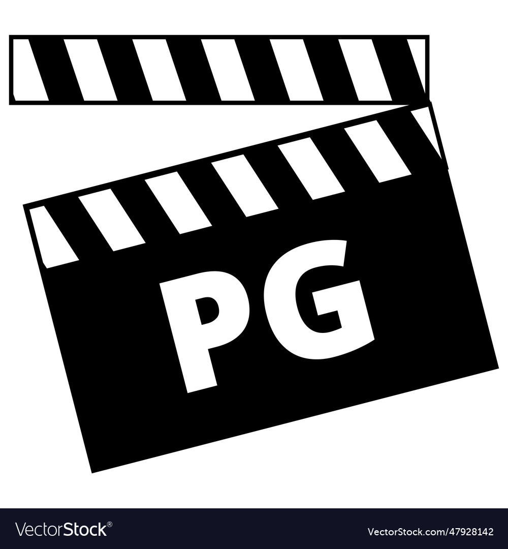 Pg Royalty Free Vector Image - VectorStock