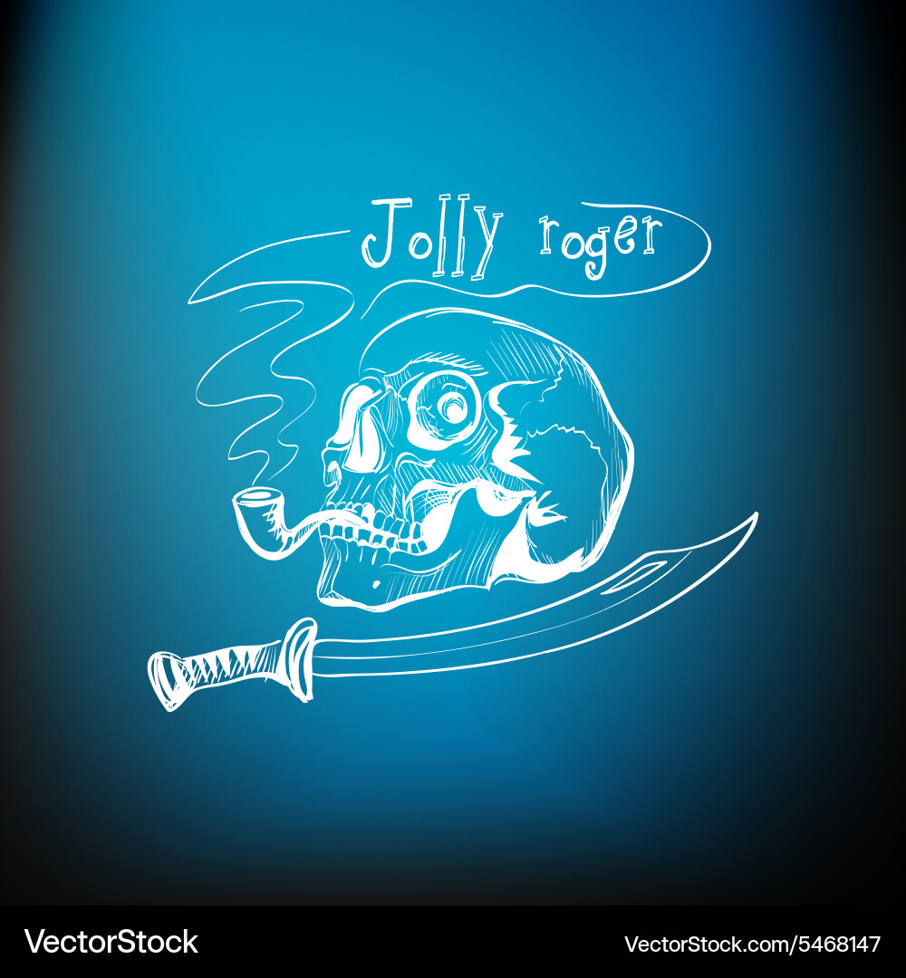 Label pirate theme Royalty Free Vector Image - VectorStock