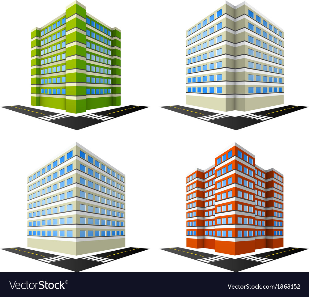 Buildings Royalty Free Vector Image - VectorStock