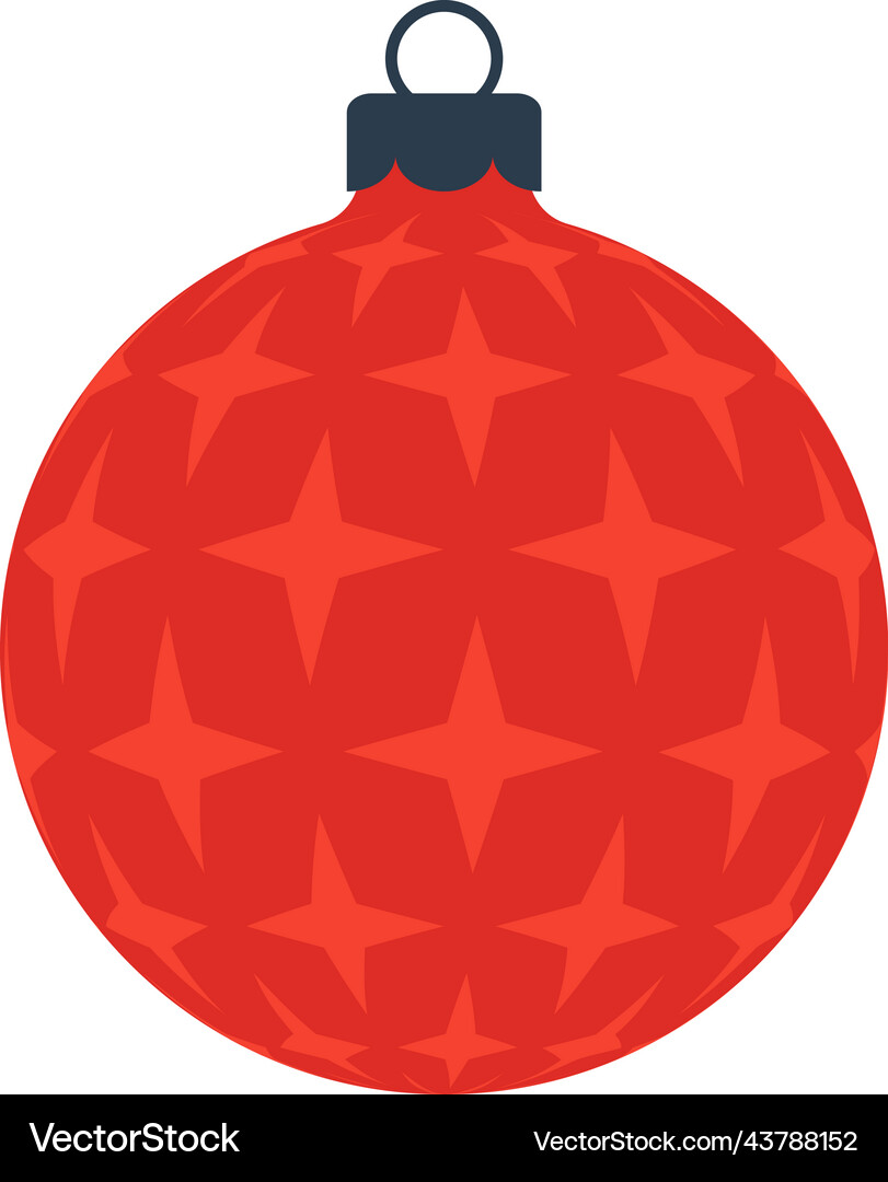 Christmas ball Royalty Free Vector Image - VectorStock