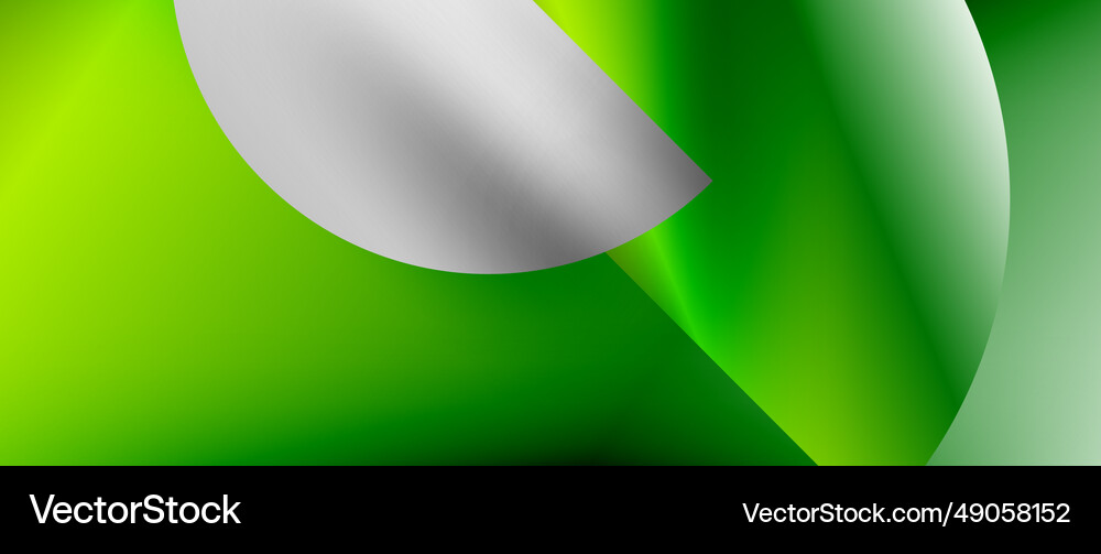 Circles and round shapes with gradients minimal Vector Image