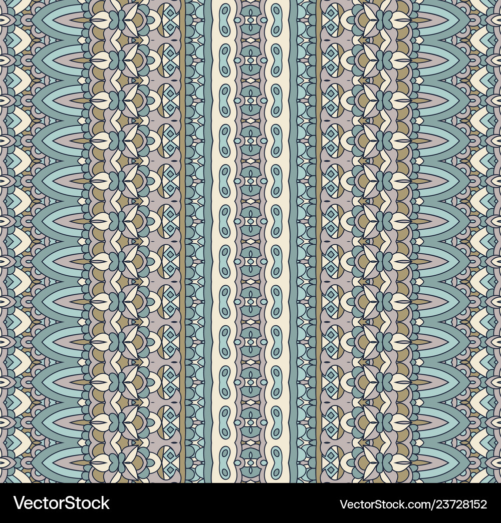 Geometric vintage seamless pattern ornamental Vector Image
