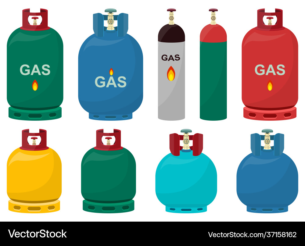 Gas tank design isolated on white background Vector Image