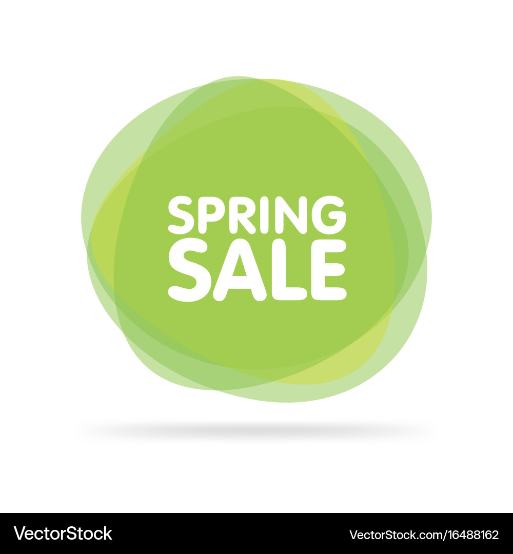 Modern transparent colorful green labels Vector Image