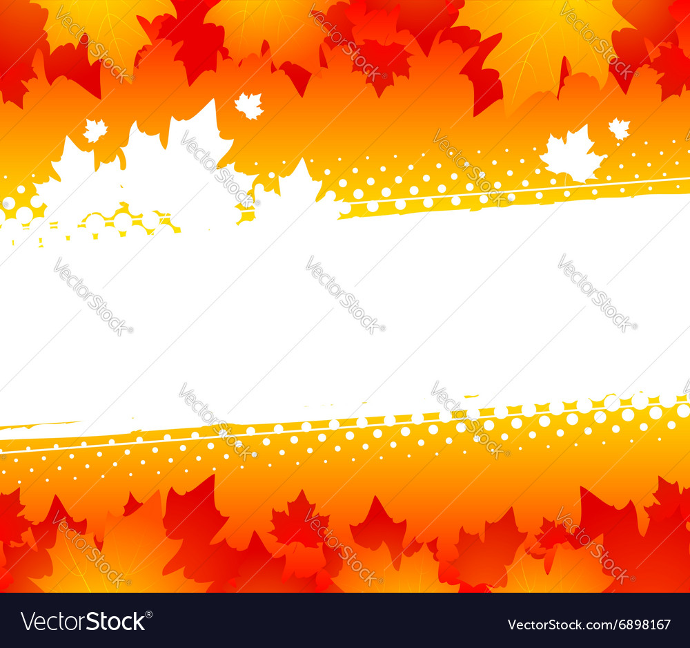 Autumn abstract background Royalty Free Vector Image