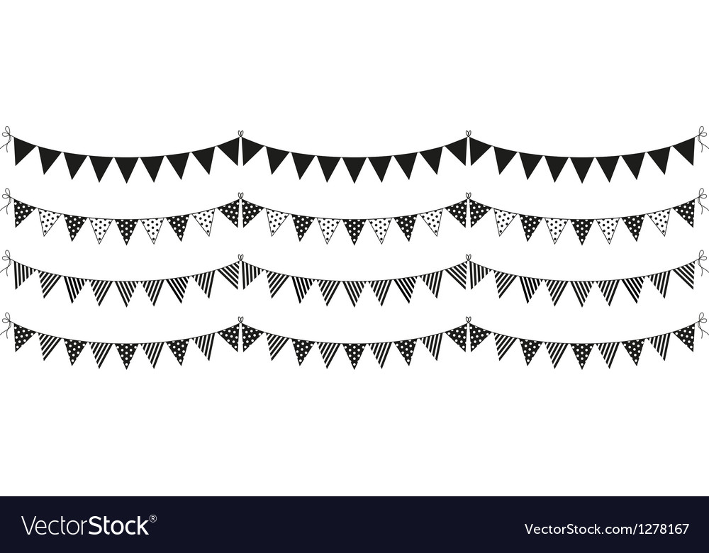 Bunting Royalty Free Vector Image - VectorStock