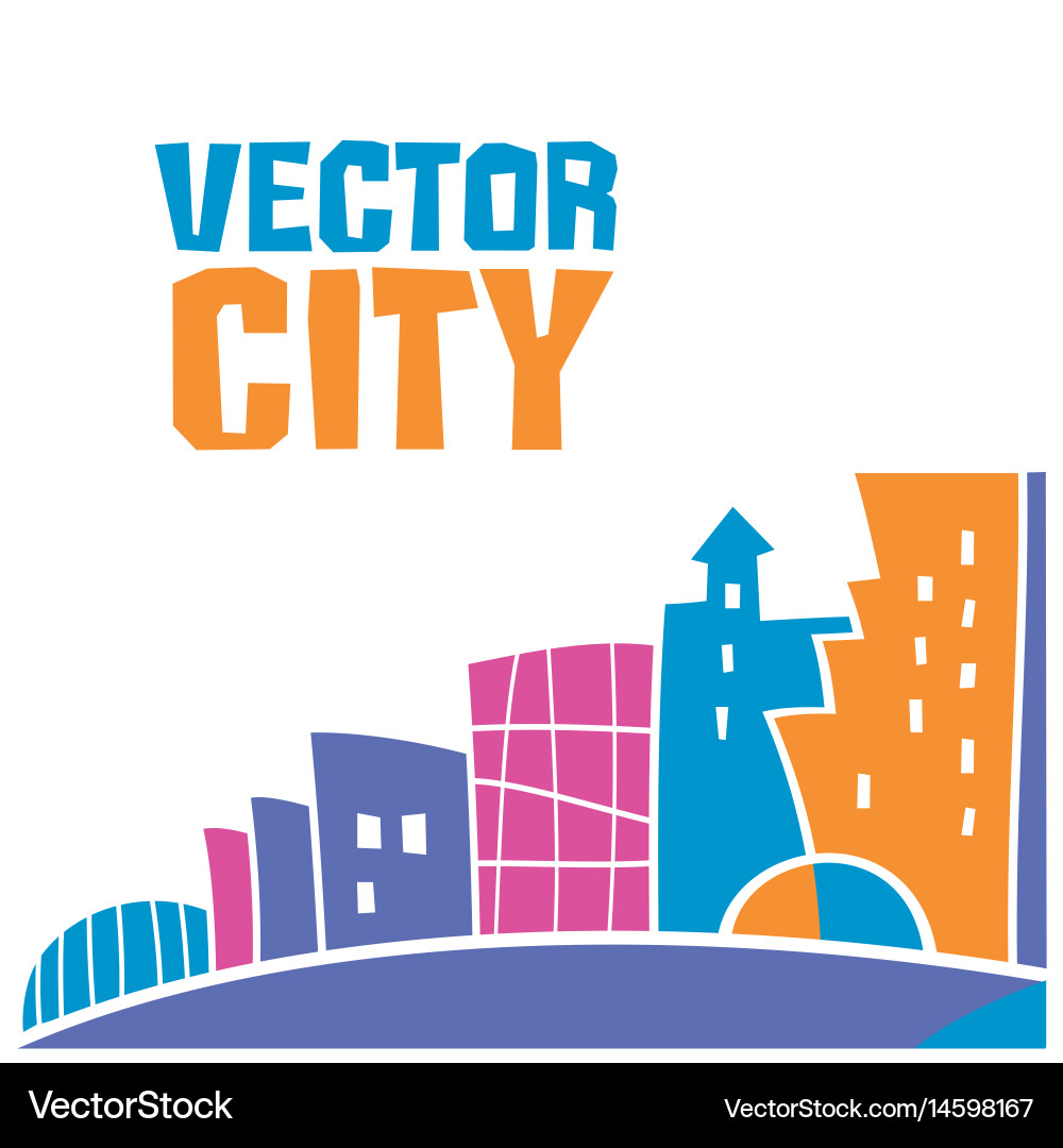 City banner Royalty Free Vector Image - VectorStock