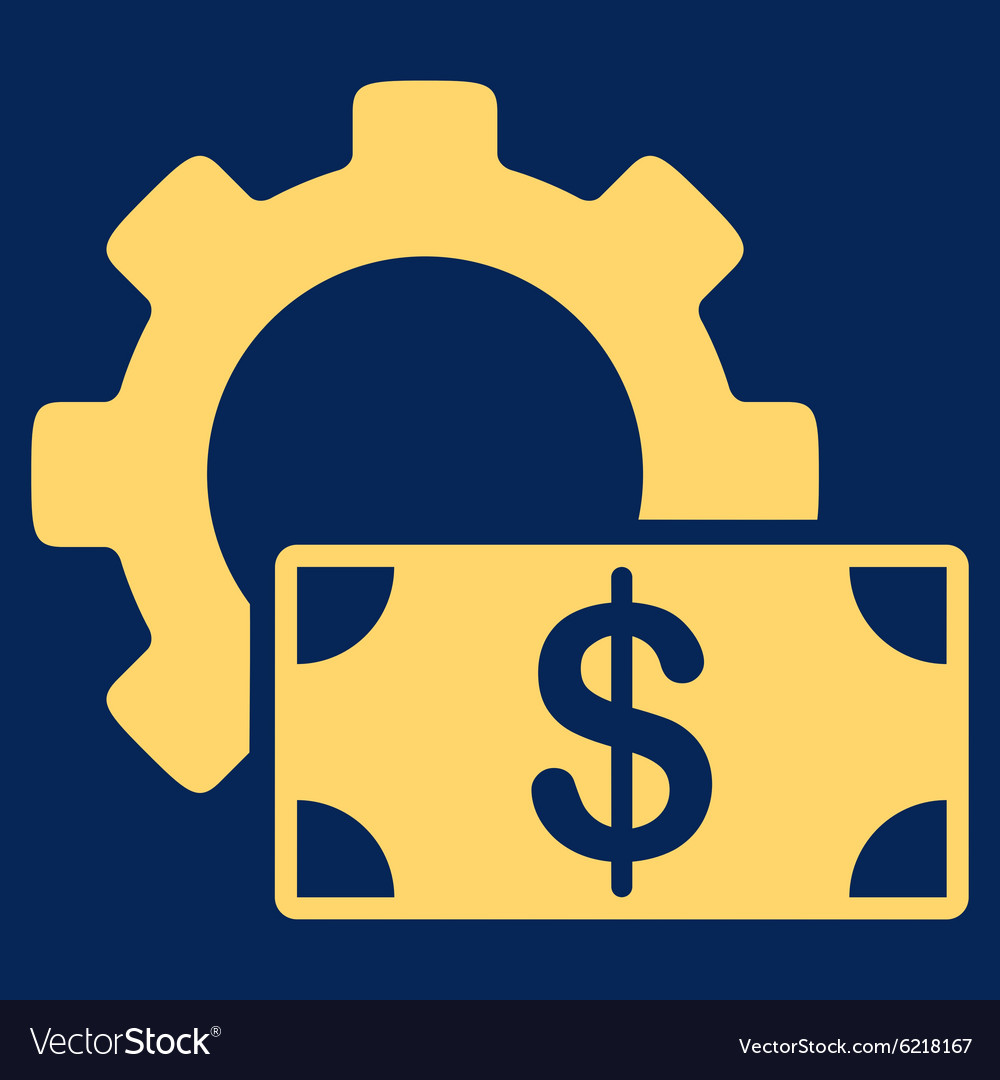 Development cost icon Royalty Free Vector Image