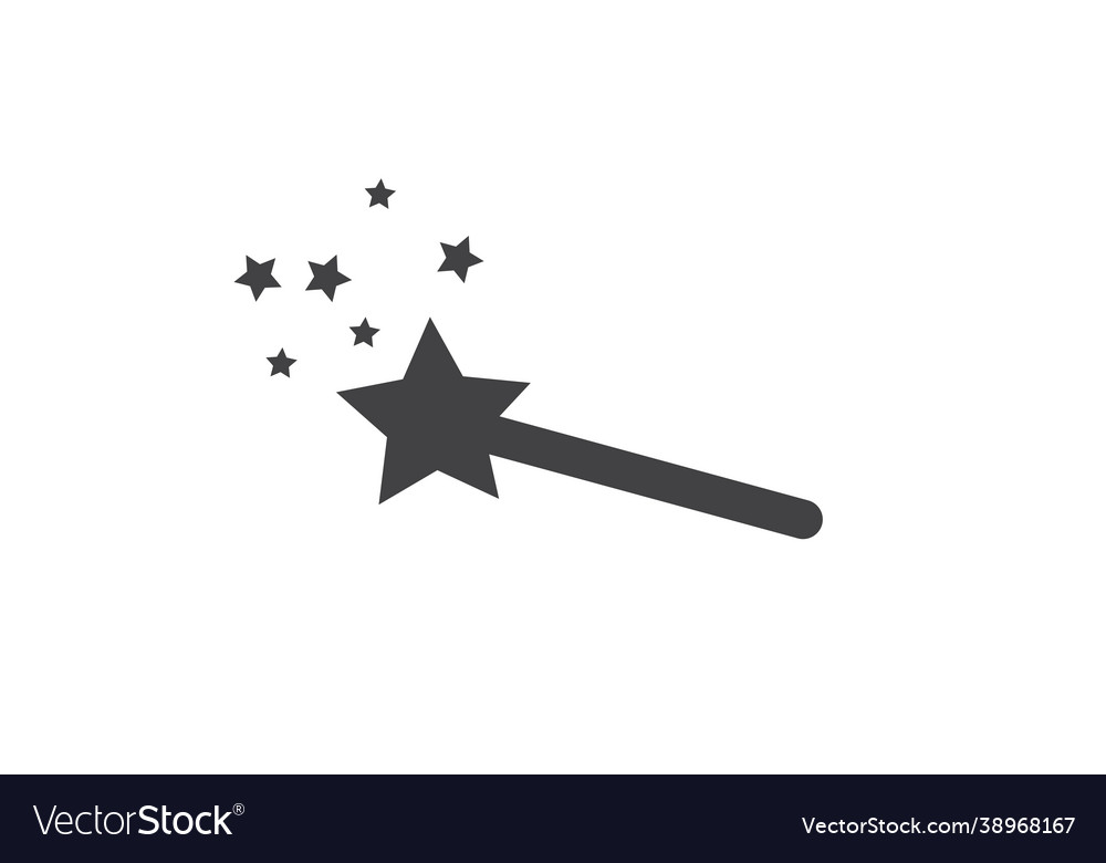 Magic wand Royalty Free Vector Image - VectorStock