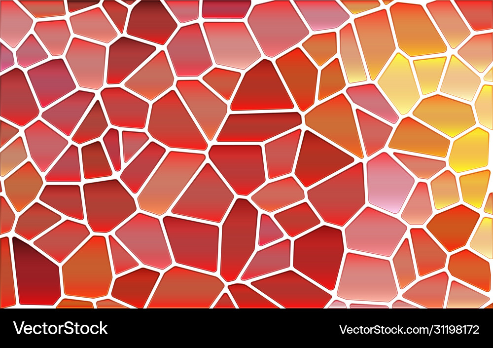Abstract stained-glass mosaic background Vector Image