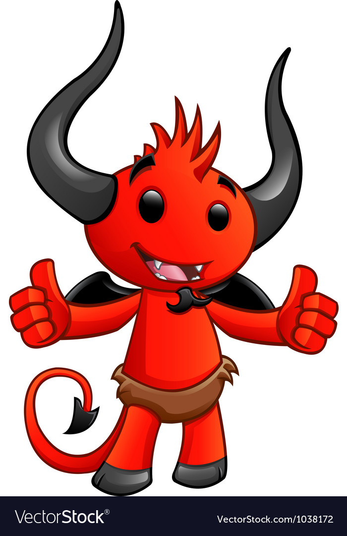 Devil character 8 Royalty Free Vector Image - VectorStock