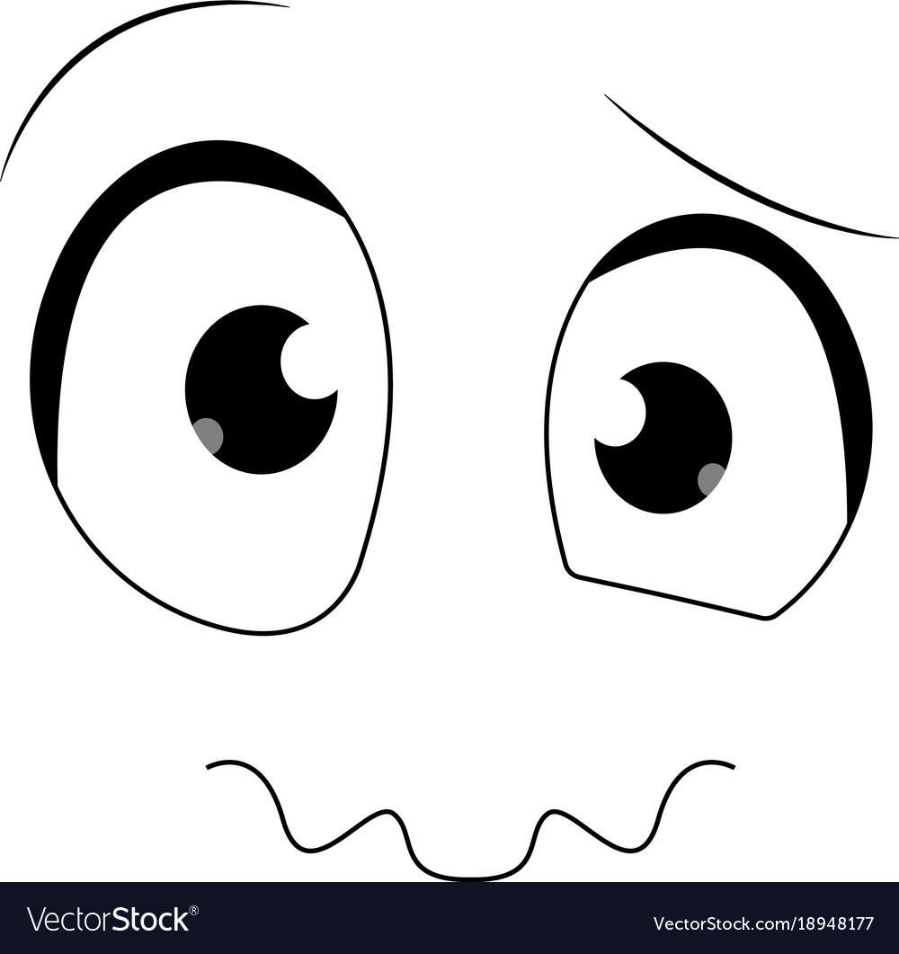 Abstract expression face Royalty Free Vector Image