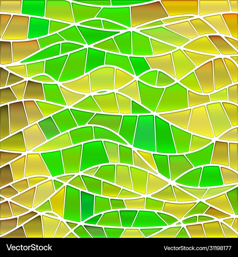 Abstract stained-glass mosaic background Vector Image