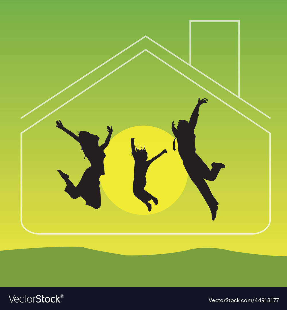 Happy family Royalty Free Vector Image - VectorStock