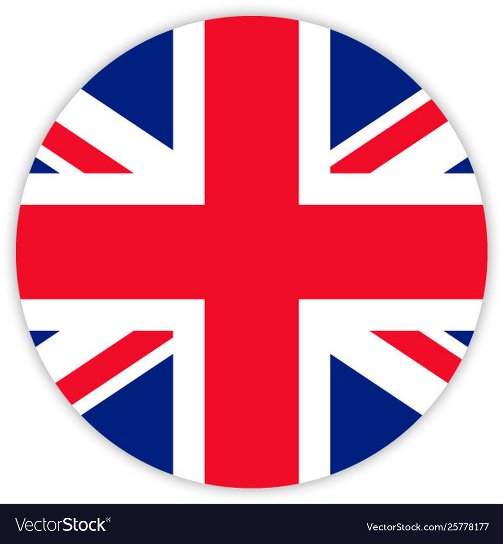 Simple round flag Royalty Free Vector Image - VectorStock