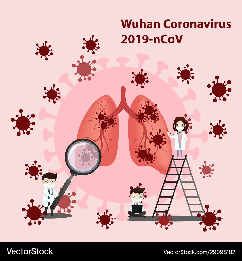 201920 wuhan coronavirus outbreak concept Vector Image
