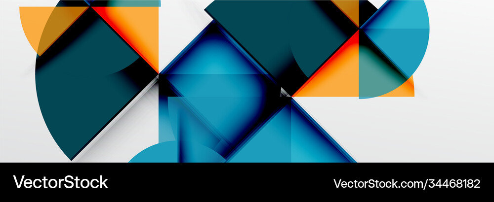 Bright color circles abstract round shapes Vector Image