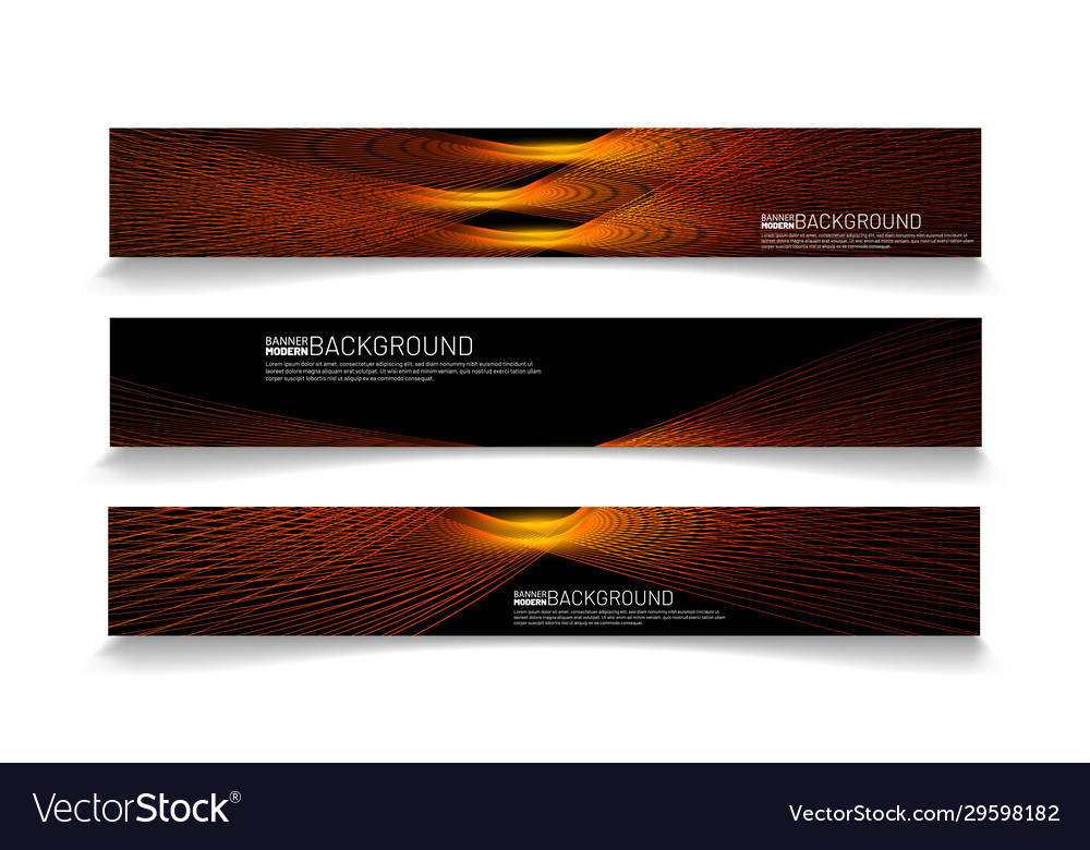 Rectangular banner background geometric shape Vector Image