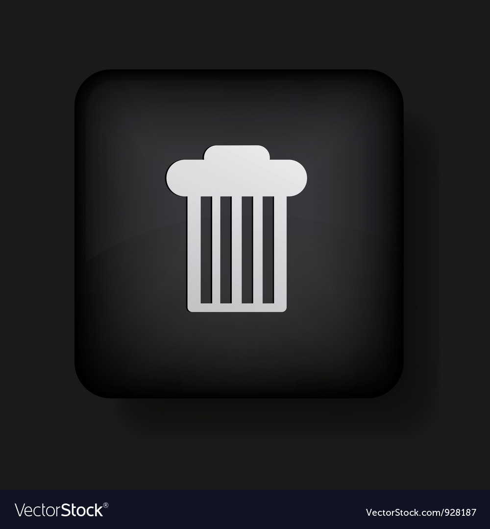 Bin icon Royalty Free Vector Image - VectorStock