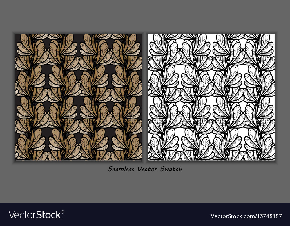 Doodle seamless pattern Royalty Free Vector Image