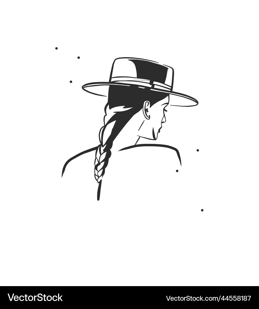 Hand drawn abstract graphic clipart Royalty Free Vector