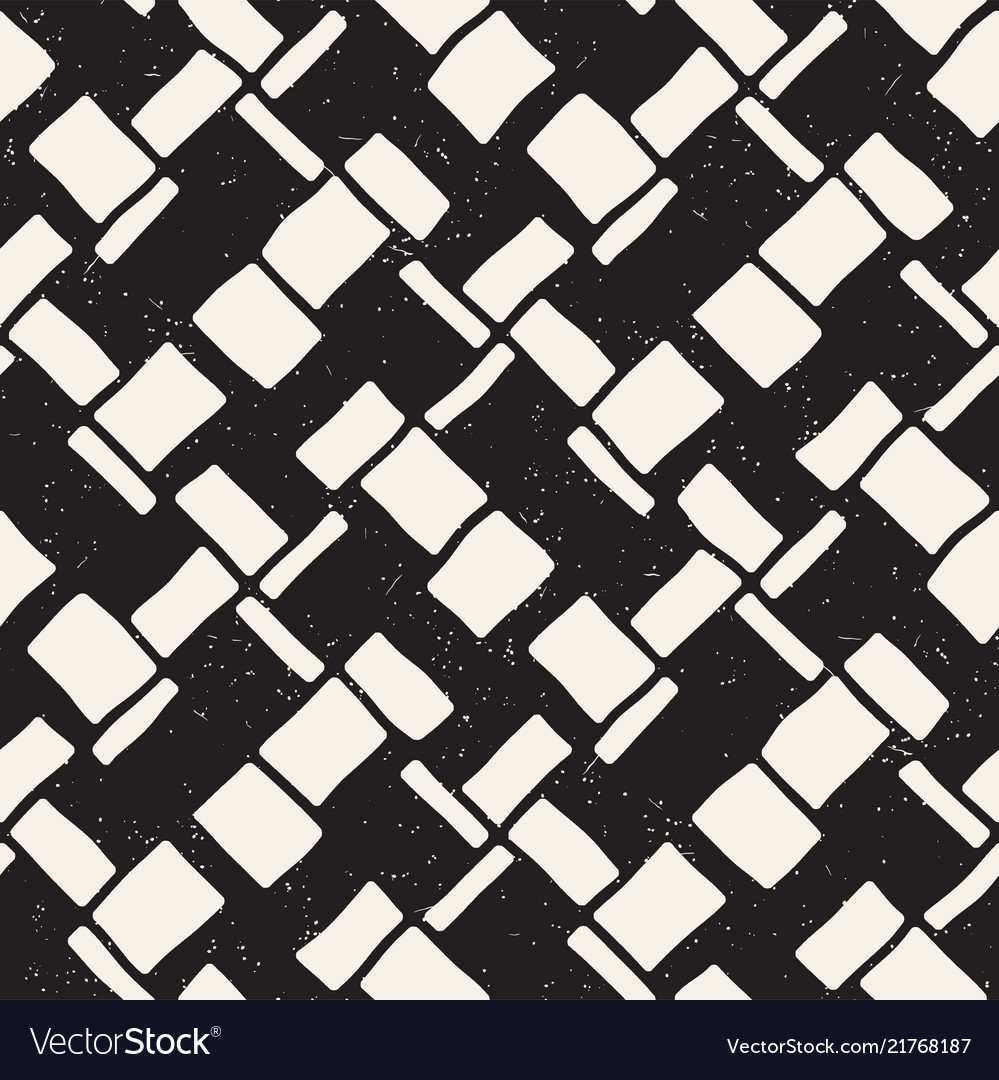 Hand drawn seamless repeating pattern with lines Vector Image