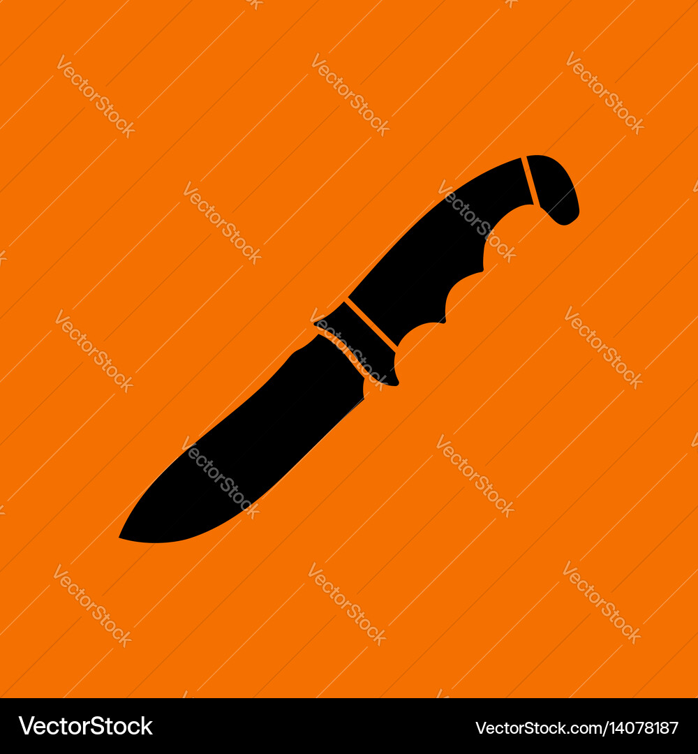 Hunting knife icon Royalty Free Vector Image - VectorStock