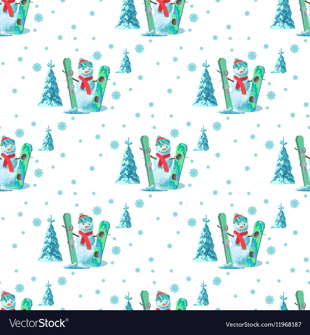 Pattern christmas theme Royalty Free Vector Image