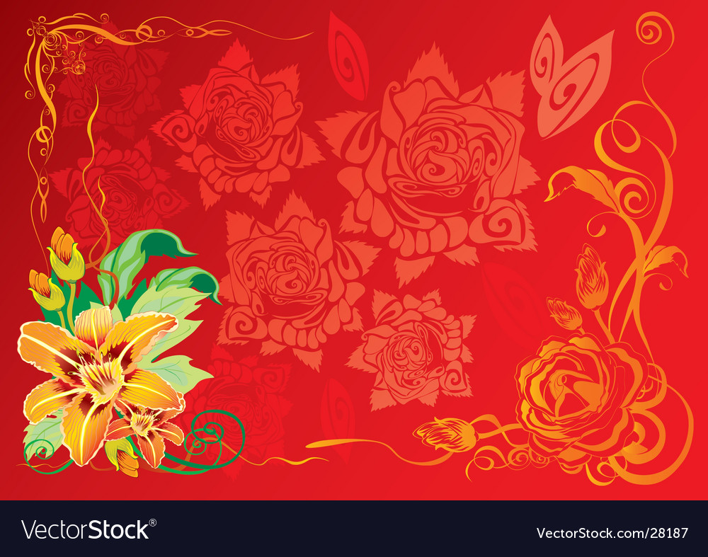 Red background Royalty Free Vector Image - VectorStock