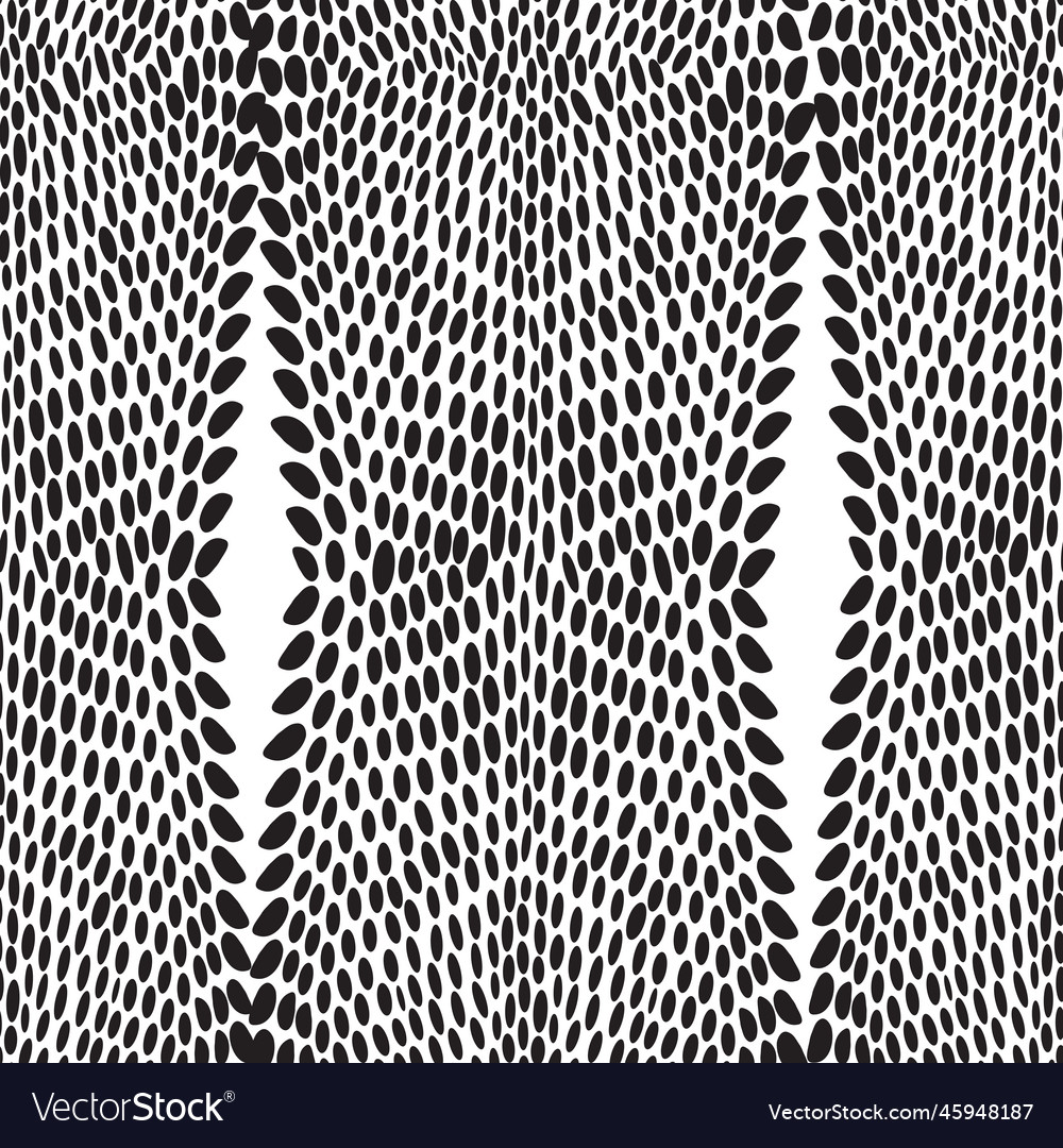 Snake skin scales texture seamless pattern black Vector Image