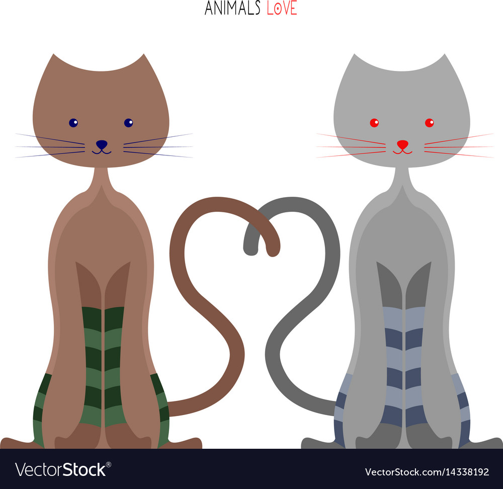Animal love Royalty Free Vector Image - VectorStock