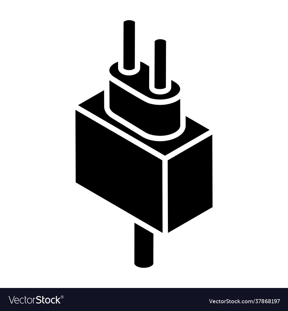 Computer plug Royalty Free Vector Image - VectorStock