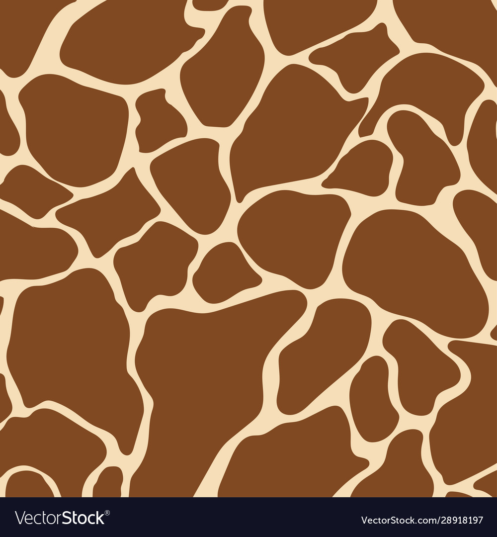 Giraffe texture pattern seamless Royalty Free Vector Image