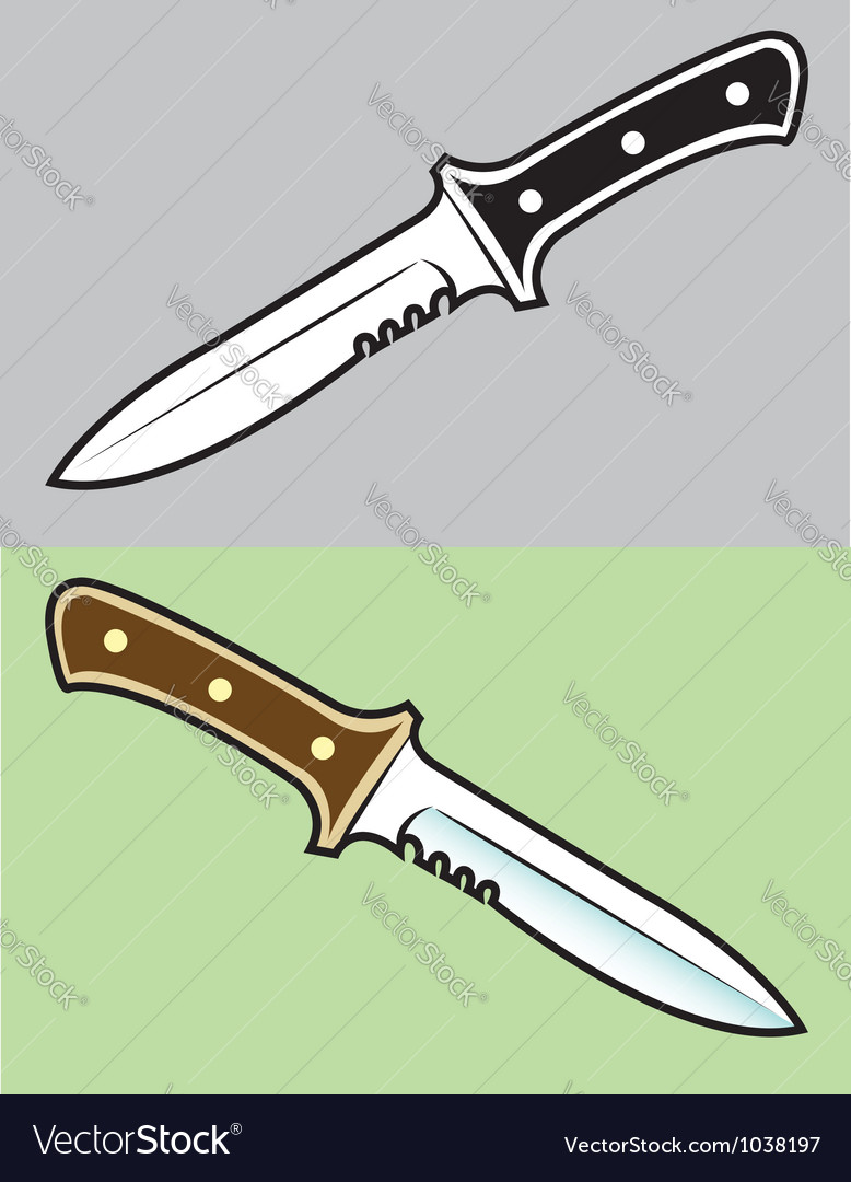 Knife Royalty Free Vector Image - VectorStock