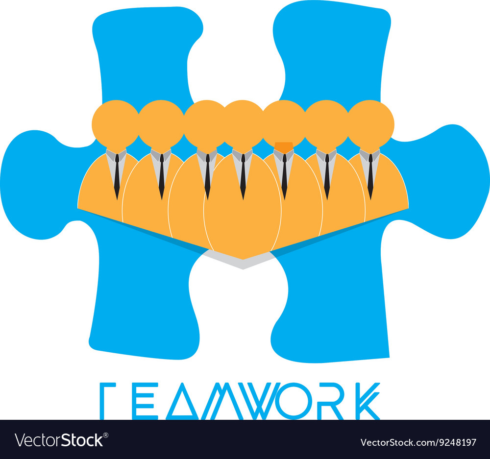 Teamwork Royalty Free Vector Image - VectorStock