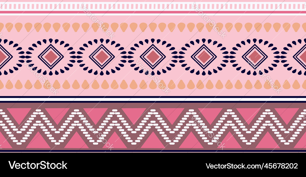 Colorful african tribal ethnic seamless pattern Vector Image