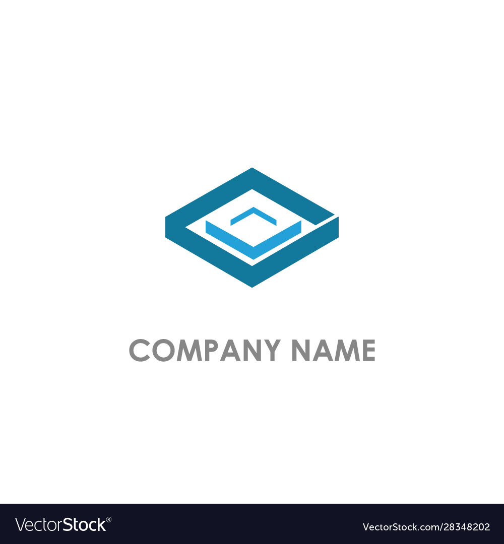 Cube square 3d logo Royalty Free Vector Image - VectorStock