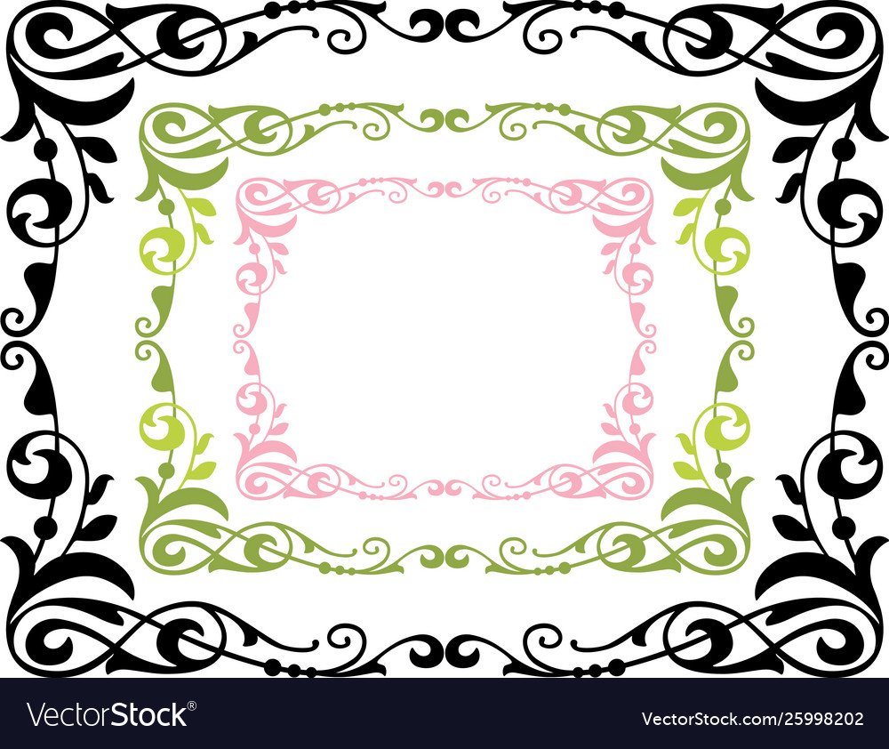 Decorative framework Royalty Free Vector Image
