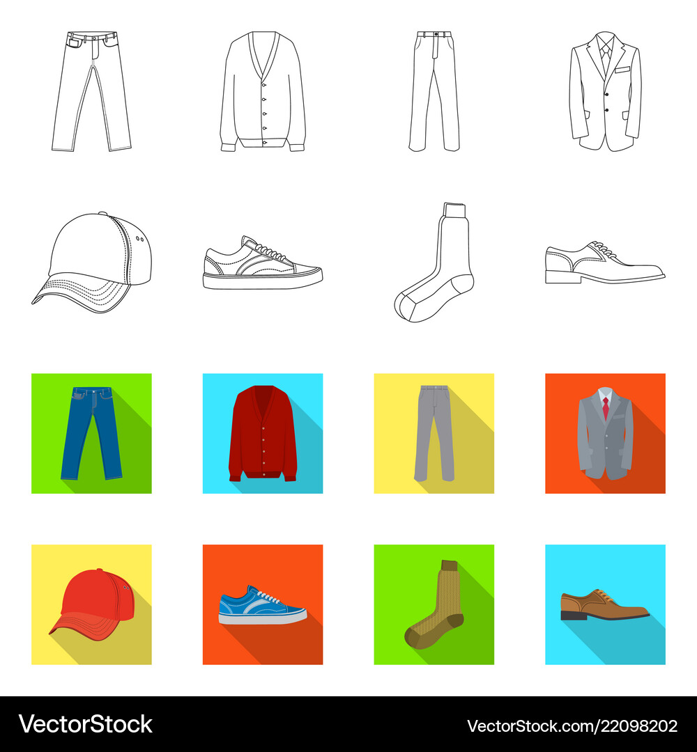 Design man and clothing symbol Royalty Free Vector Image