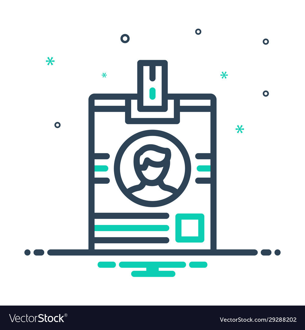 Pass Royalty Free Vector Image Vectorstock