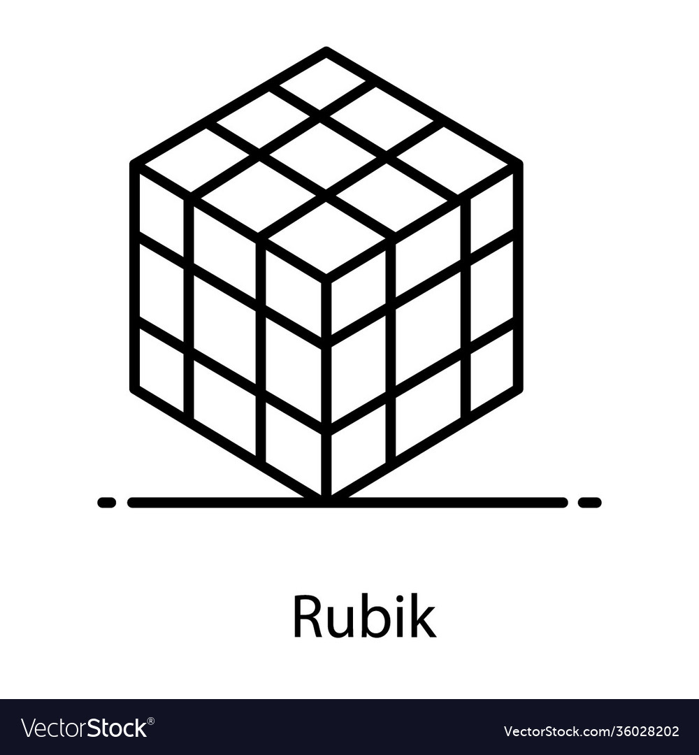 Rubik Royalty Free Vector Image - VectorStock