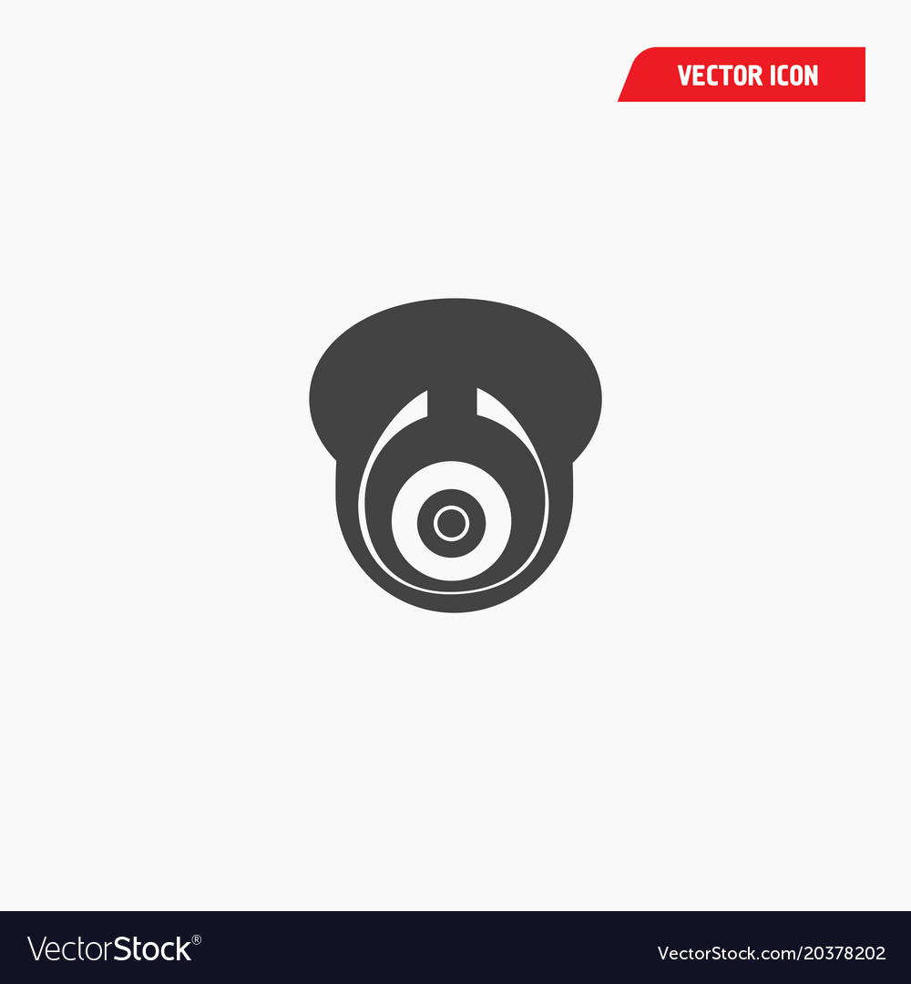 Security camera icon Royalty Free Vector Image