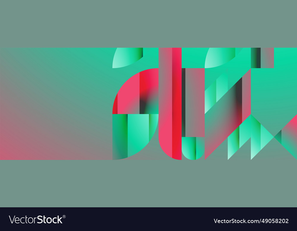 Simple geometric forms - dynamic Royalty Free Vector Image