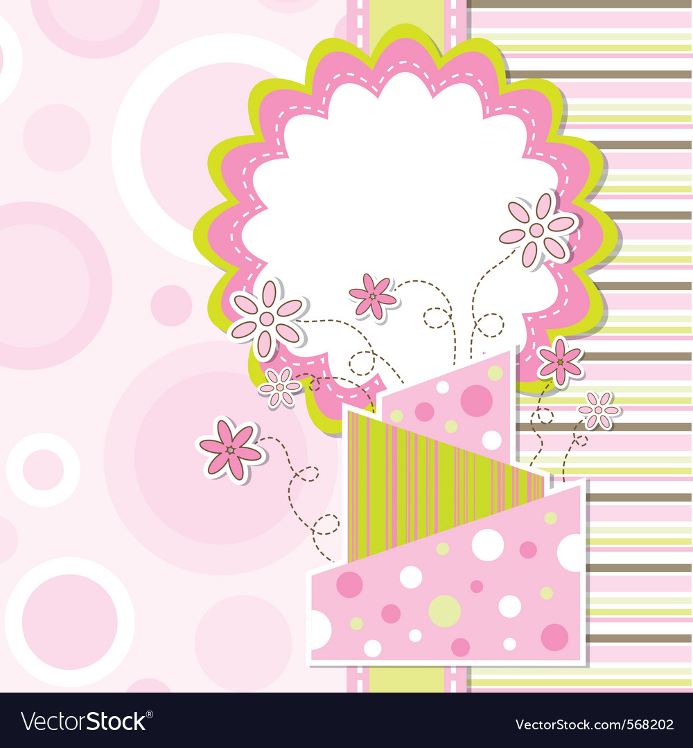 Template greeting card Royalty Free Vector Image
