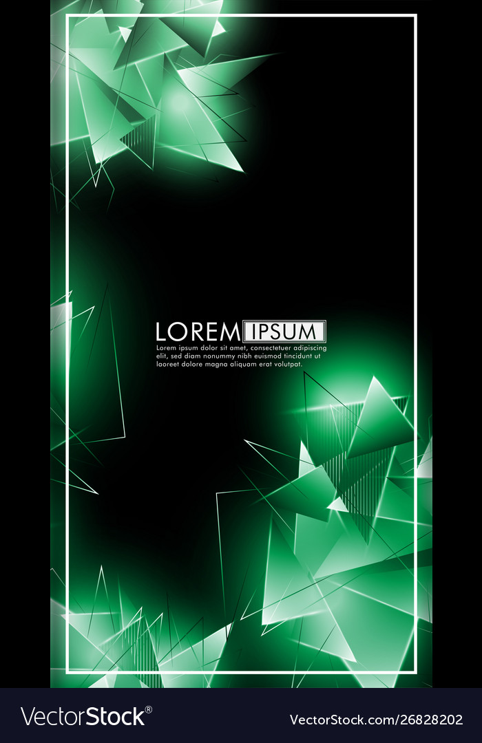 Vertical triangle background abstract composition Vector Image