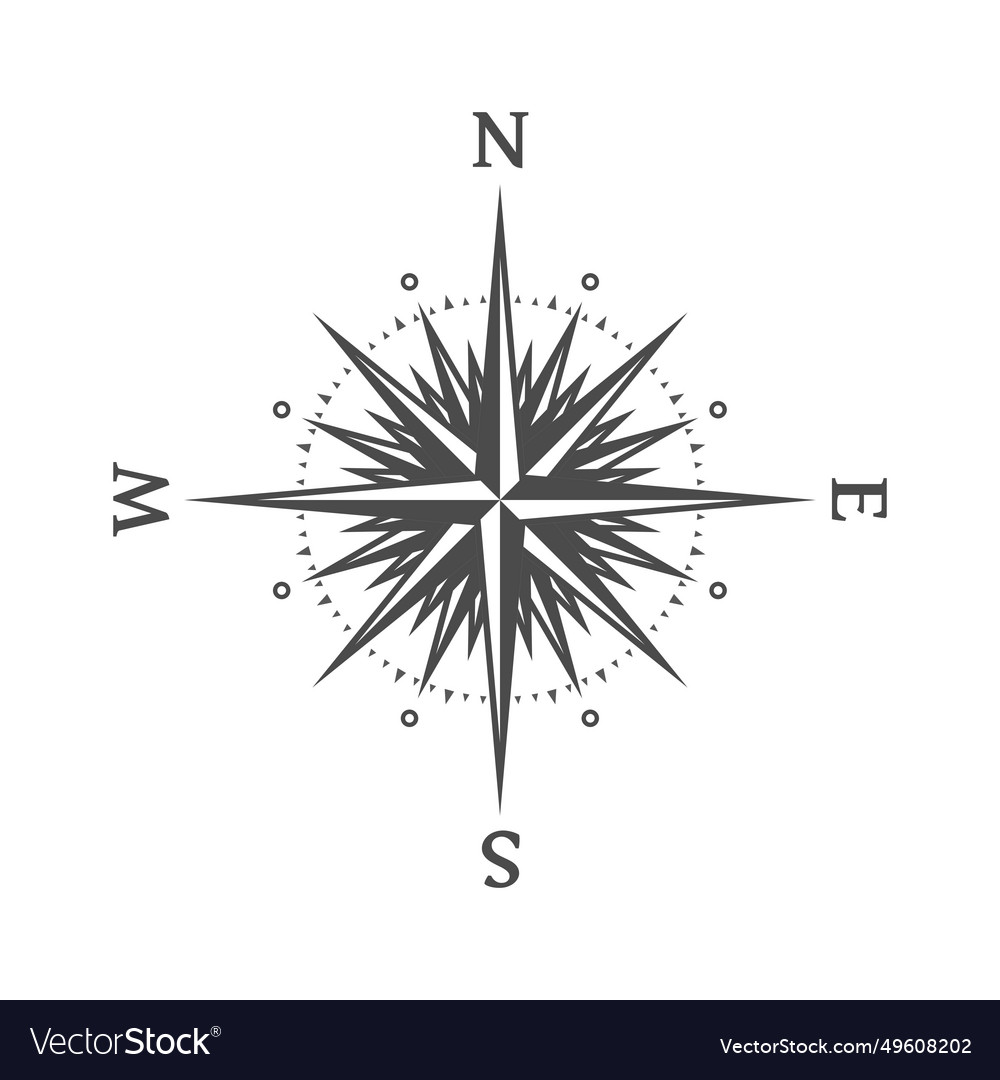 Wind rose Royalty Free Vector Image - VectorStock