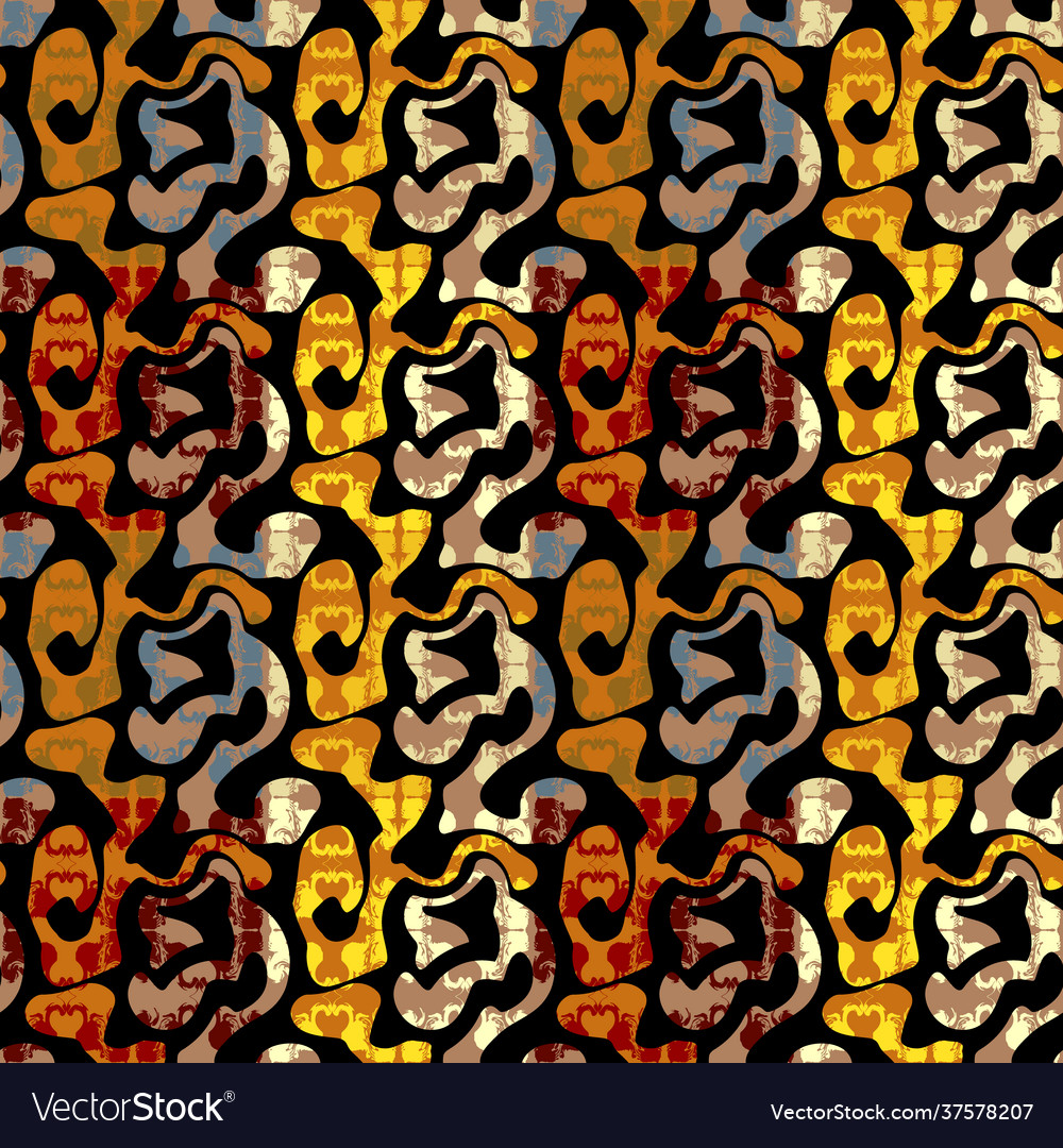 Bright abstract geometric seamless pattern Vector Image